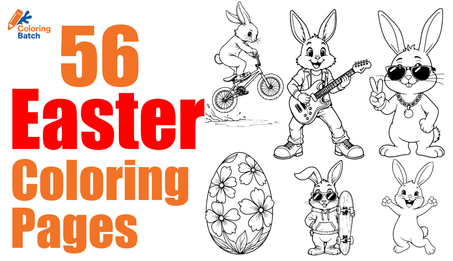 56 Amazing Easter Coloring Pages